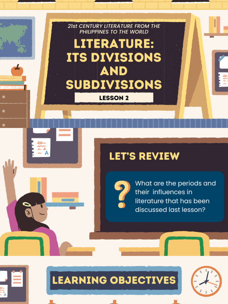 Lesson 2 Literature Its Divisions and Subdivisions | PDF
