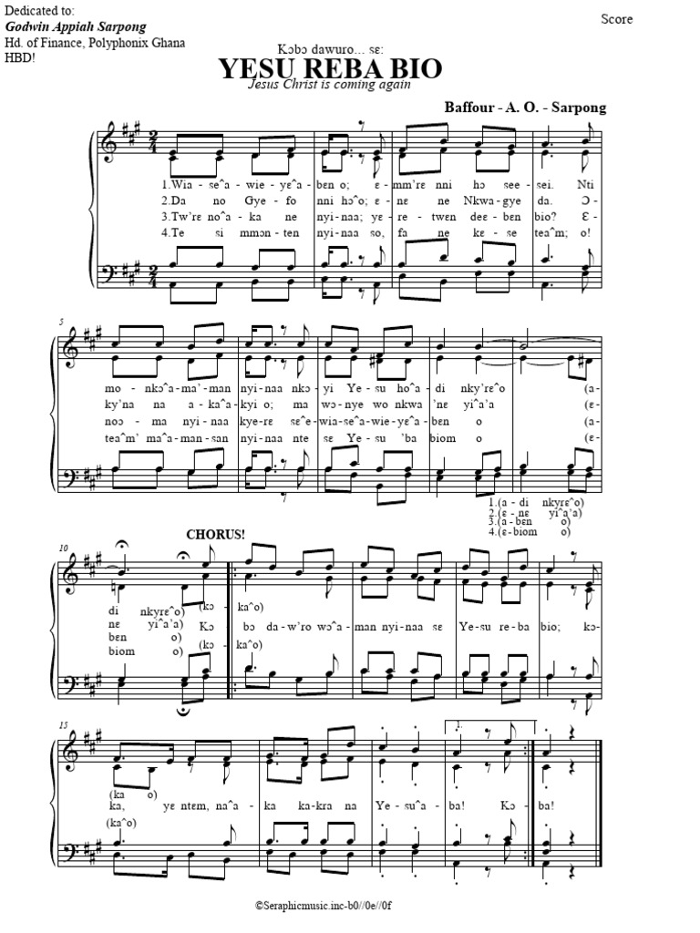 Yesu Reba Bio | PDF