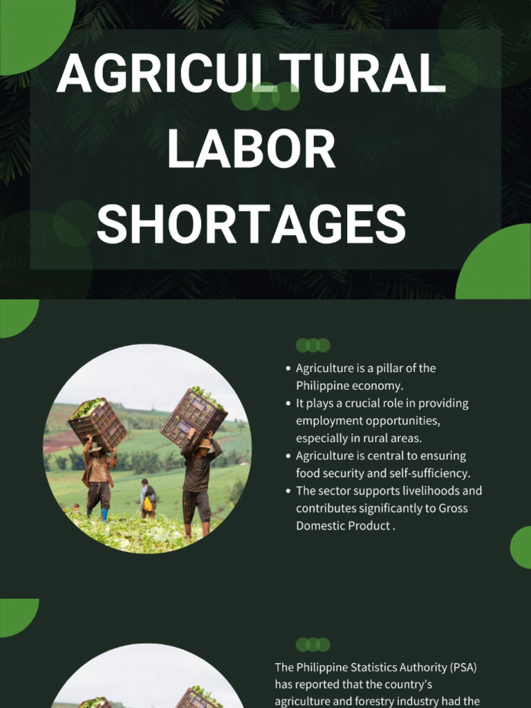 AGRICULTURAL LABOR SHORTAGES | PDF