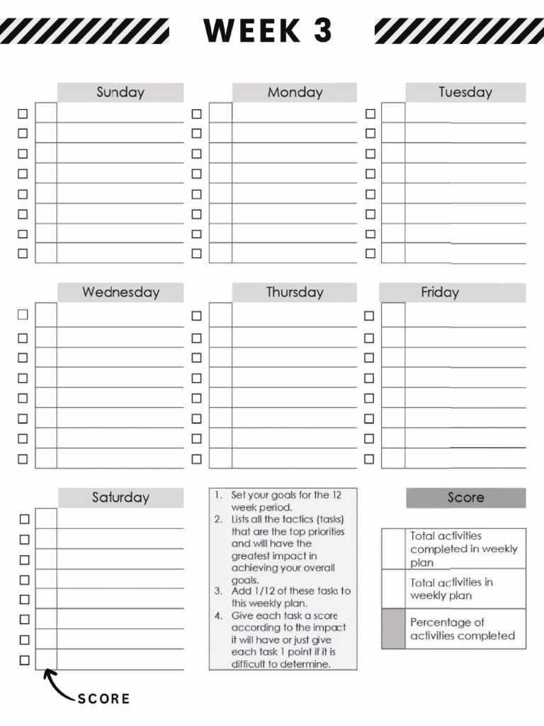 12 Week Planner.pdf | PDF