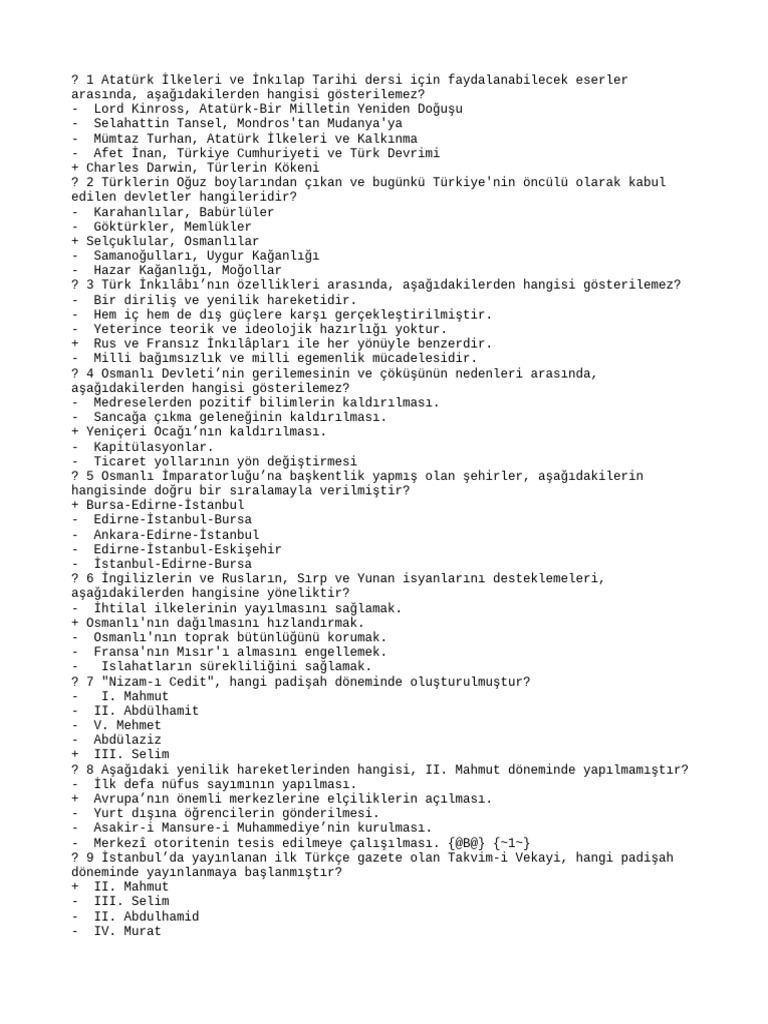 Ataturk 2. Teze | PDF