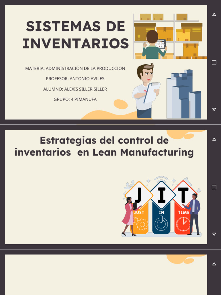 Sistemas de Inventarios | PDF | Lean Manufacturing | Procesos de negocio
