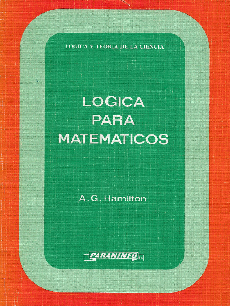 A. G. Hamilton - Lógica para Matemáticos | PDF