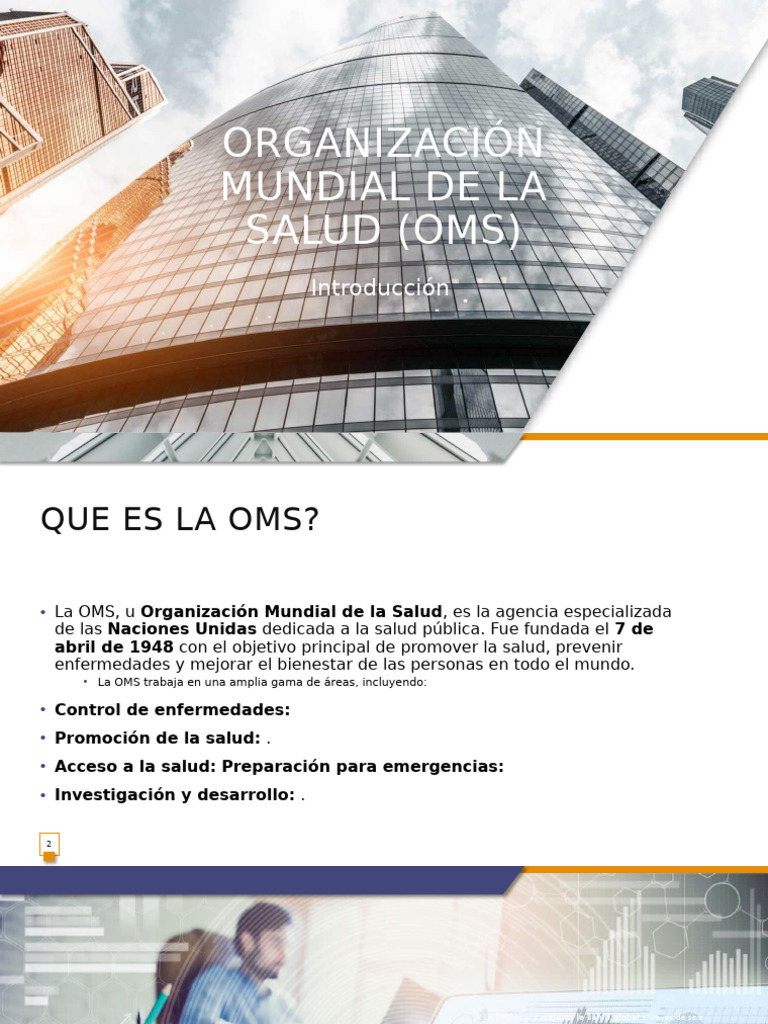 Presentación OMS | PDF