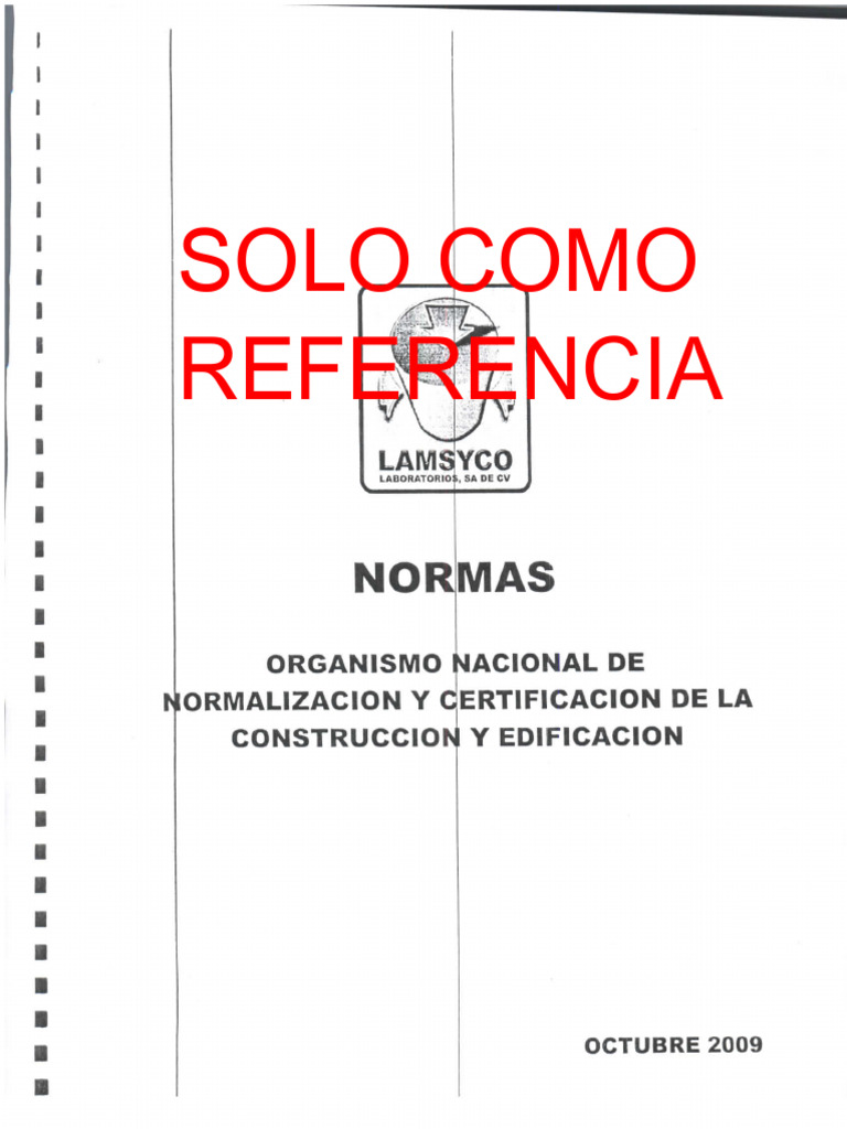 Nmx-C-083-Onnce-2002 - Resistencia A Compresion Concreto | PDF