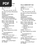 Song & Yell For Boy Scout Philippines | PDF