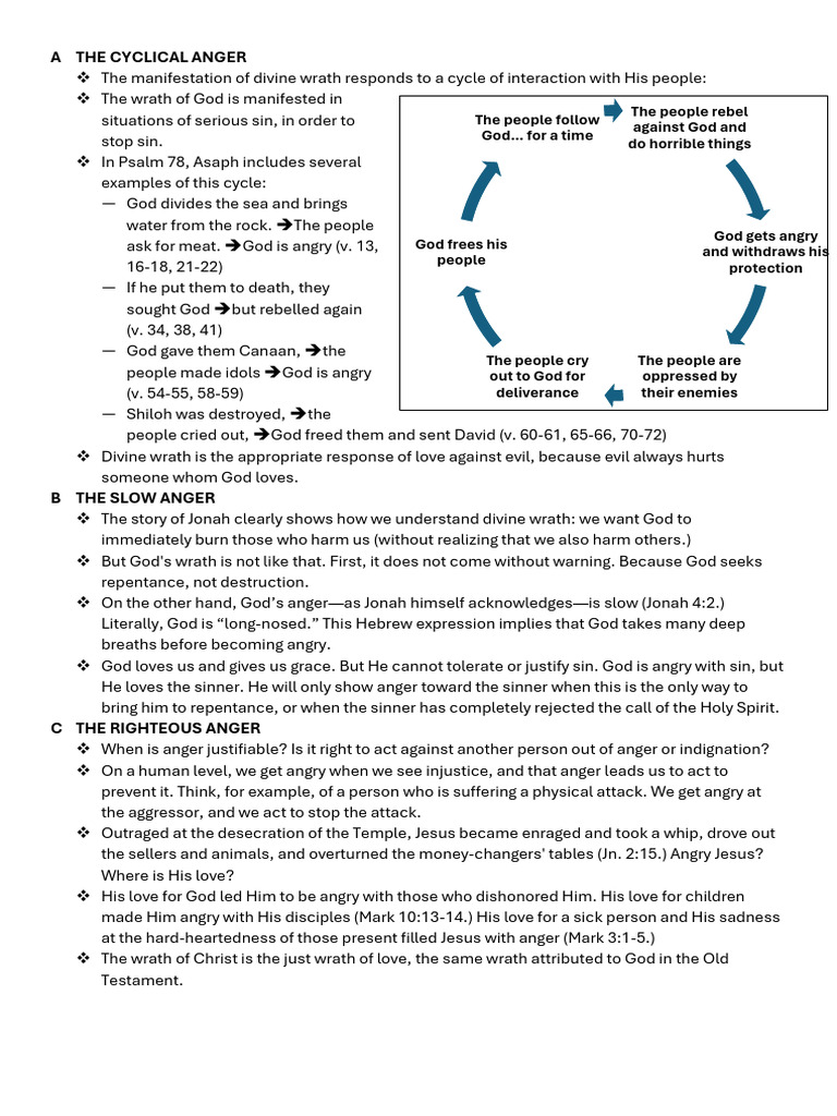 outline_2025t105 | PDF | Anger | Sin