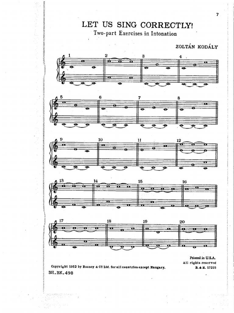 Kodaly Singing | PDF