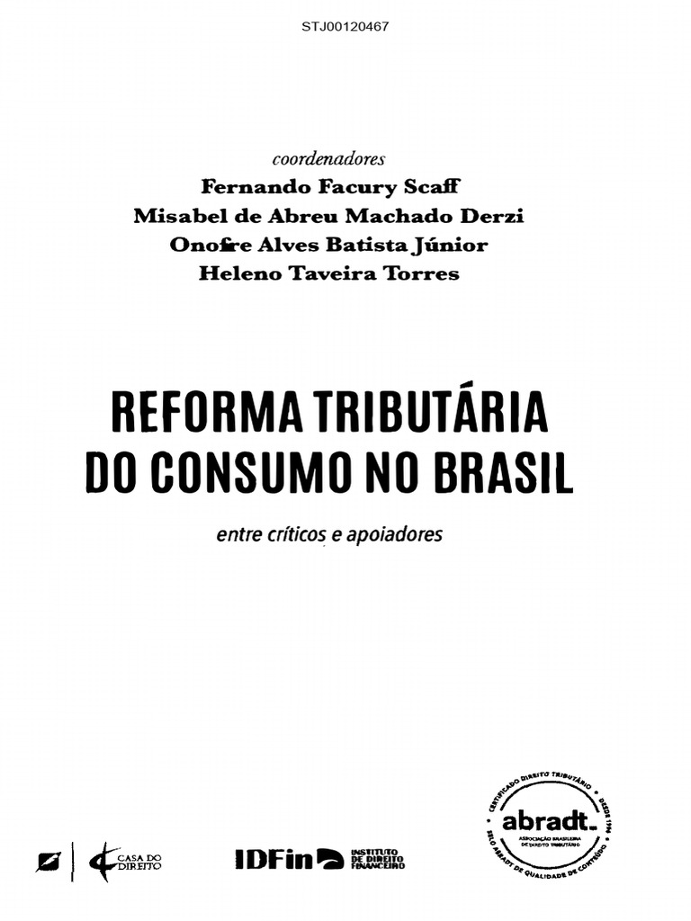 Reforma - Tributaria - Consumo - Coleção | PDF | Impostos | Esfera pública