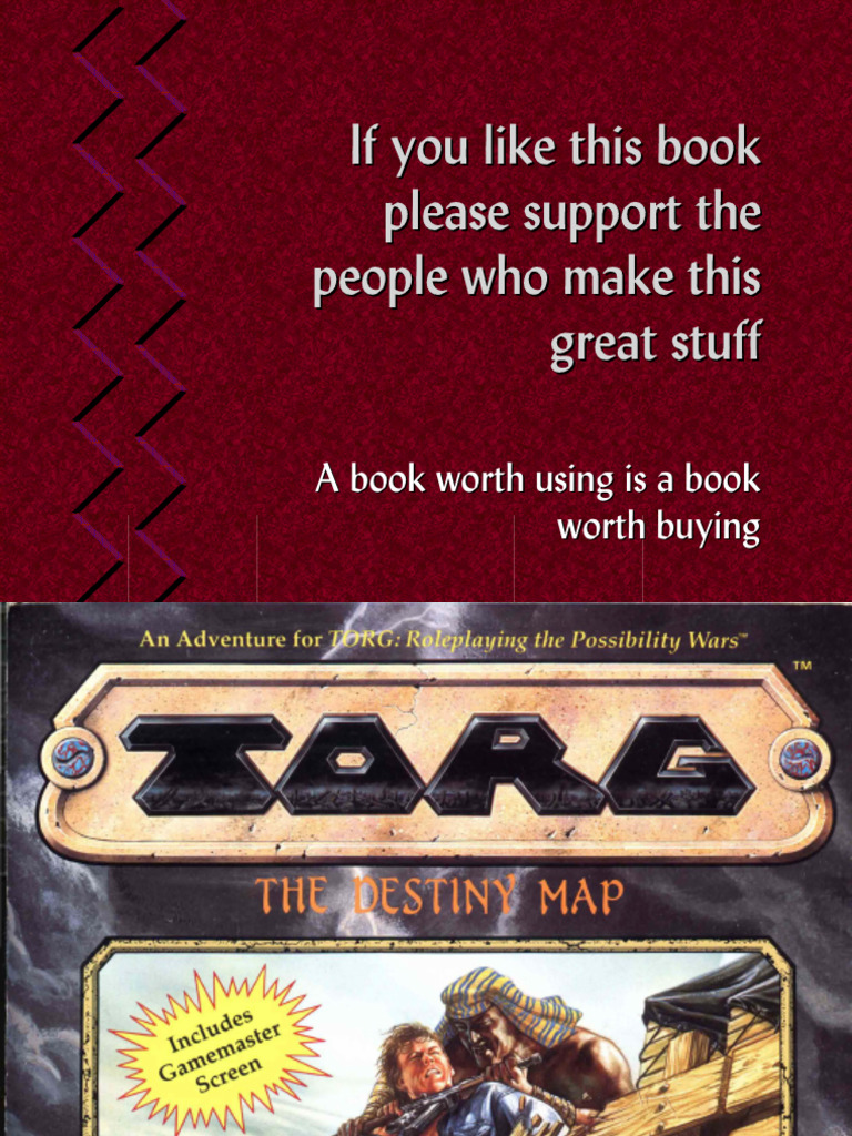 Torg - 01 - The Destiny Map | PDF