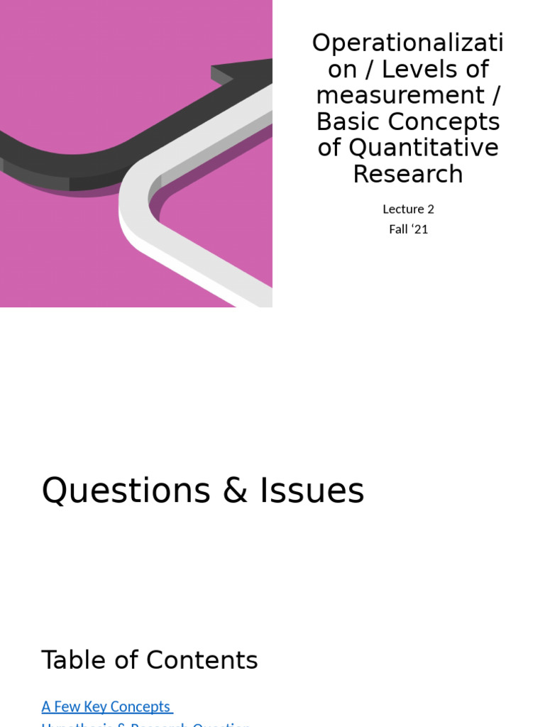 3.QM_Basic_Concepts_F21_SV | PDF | Level Of Measurement | Statistics