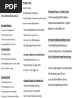 Poem-Planet Roll Call | PDF | Planets | Solar System