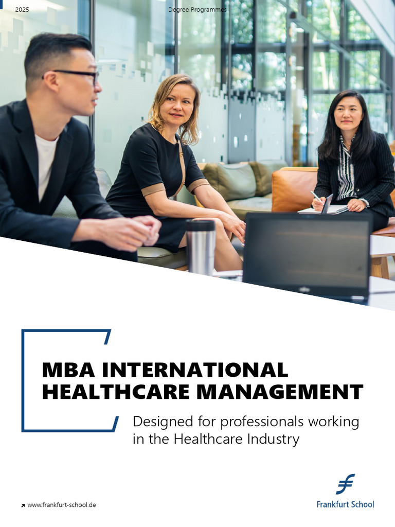 Frankfurt MBA International Healthcare Management Brochure | PDF ...