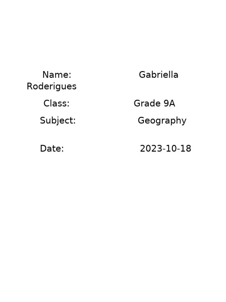 Define The Concept of Geography | PDF | Geography | Earth Sciences