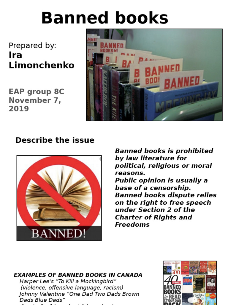 Banned Books in Canada: Key Examples | PDF