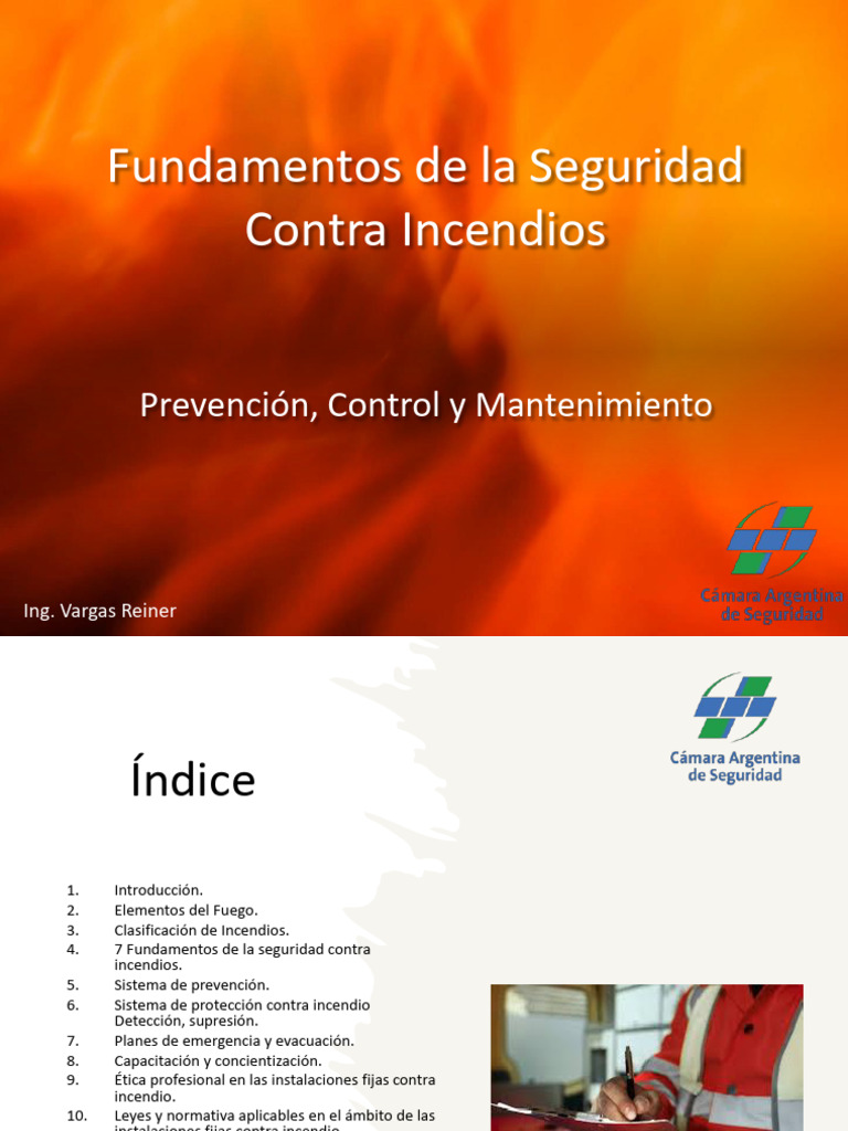 Seguridad Contra Incendios: Fundamentos Clave | PDF | Fuego fatuo ...