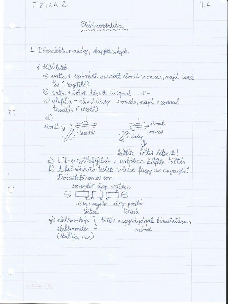 Fiz2i Jegyzet Gaal Gergely | PDF