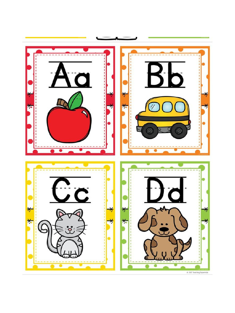 Alphabet Flashcards 2 | PDF
