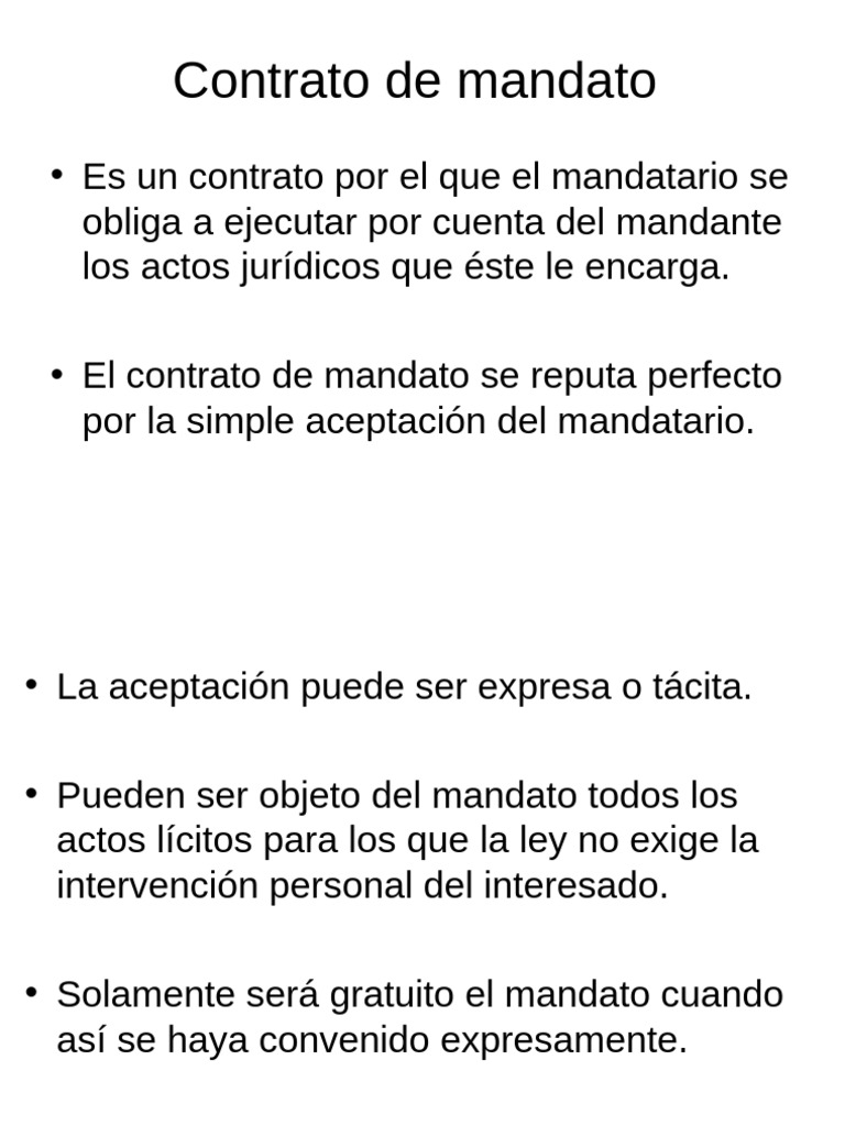 Guía Completa del Contrato de Mandato | PDF | Daños y perjuicios | Juez