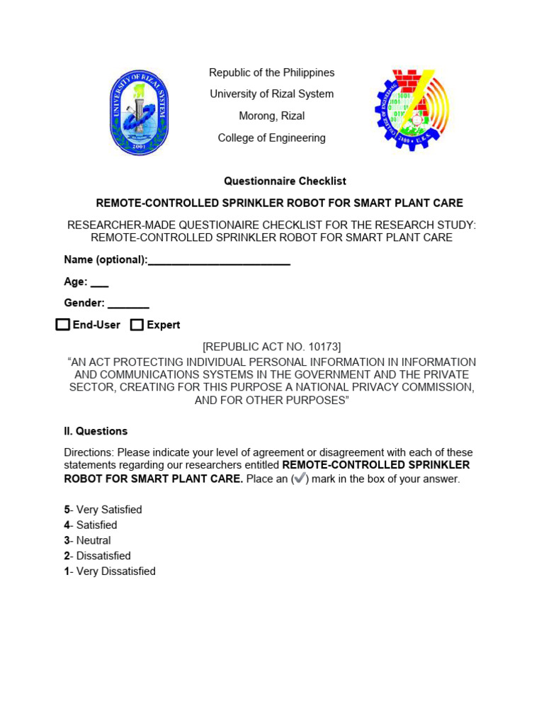 Survey Questionnaire Finalll | PDF | Usability | Information Science