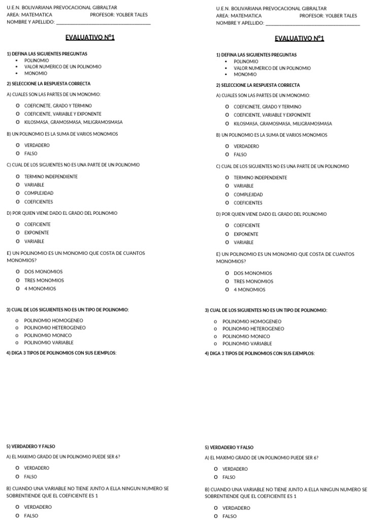 Evaluacion Polinomios | PDF | Polinomio | Ciencia computacional