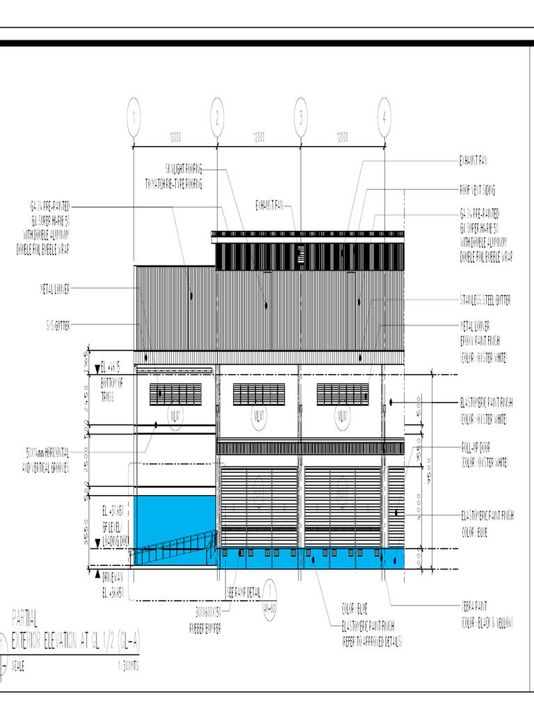 Roll Up Elevation Reference For Height | PDF