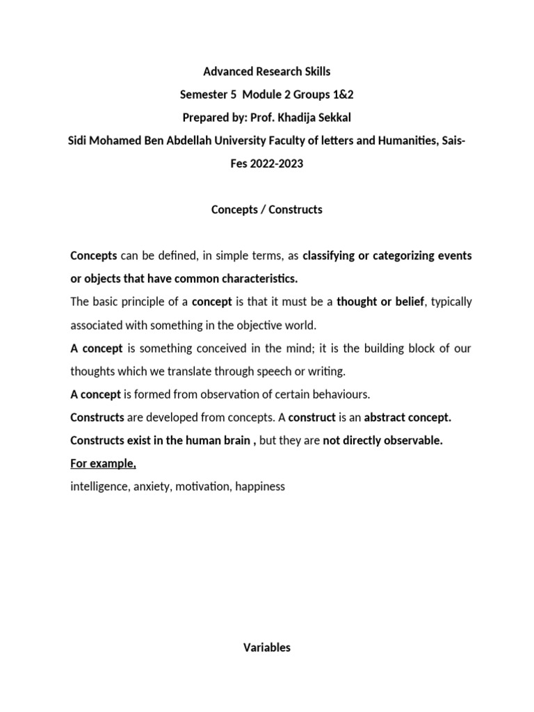 Advanced Research Skills Week 7 | PDF | Hypothesis | Confounding