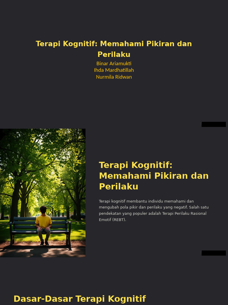 Terapi-Kognitif-Memahami-Pikiran-dan-Perilaku | PDF