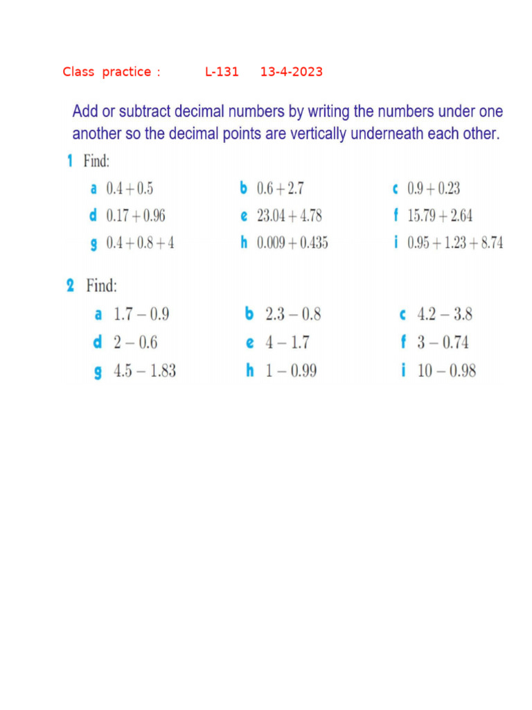 230413-GR5 - MAT-131ABC - Class Practice | PDF
