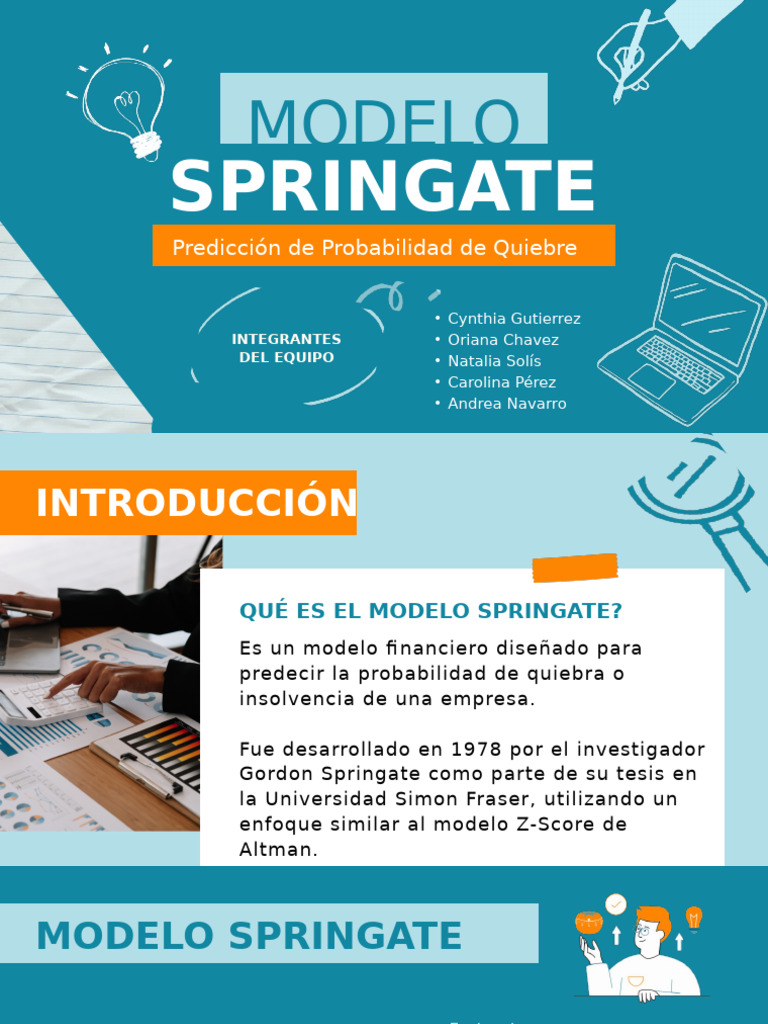 Presentación Modelo Springate | PDF | Business | Software