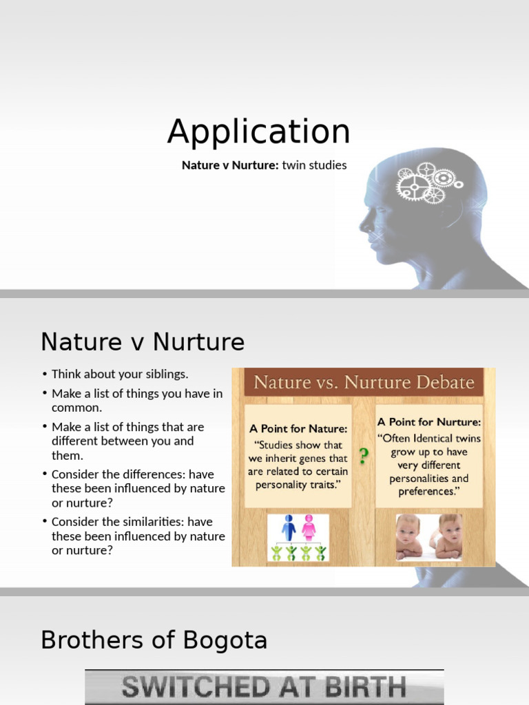 Nature vs. Nurture: Twin Studies Analysis | PDF | Validity (Statistics ...