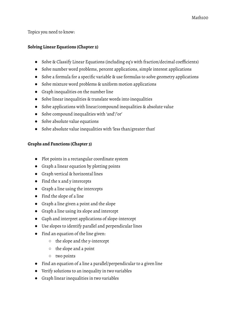 Math100 Final Practice Test (4 | PDF | Factorization | Polynomial