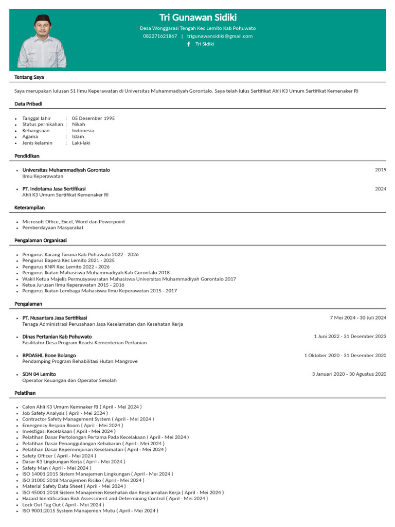 CV_Tri - Tri Sidiki Channel | PDF