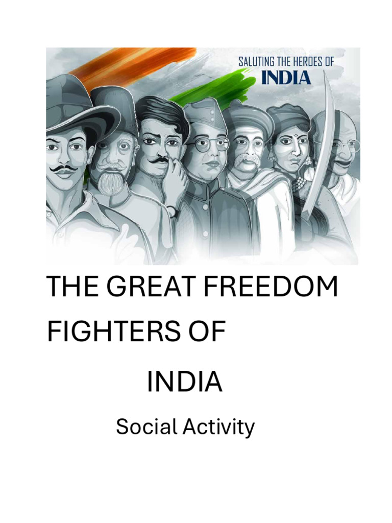 The Great Freedom Fighters of India | PDF | Jawaharlal Nehru | Indian ...
