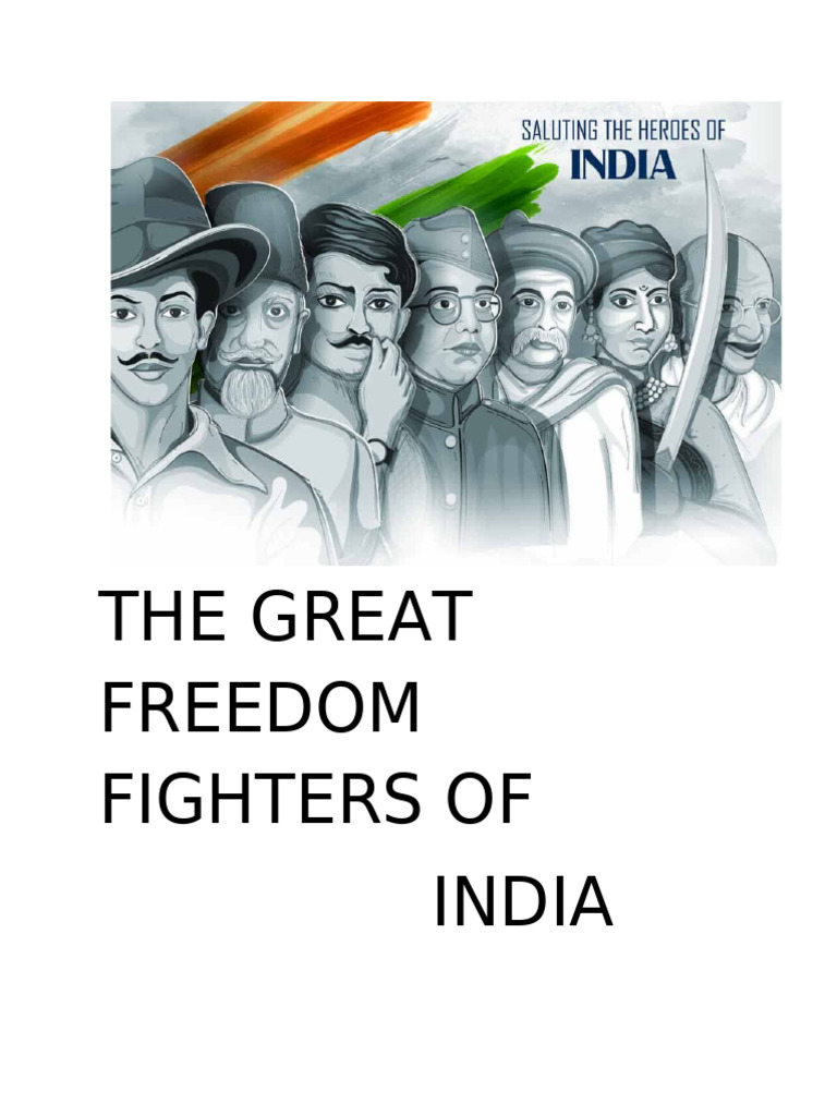 The Great Freedom Fighters of India | PDF | Jawaharlal Nehru | Indian ...