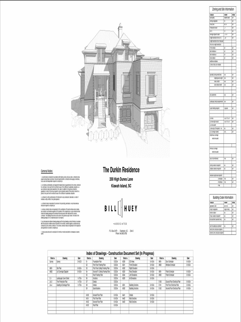 Durkin Residence Construction Plans | PDF | Civil Engineering | Real Estate