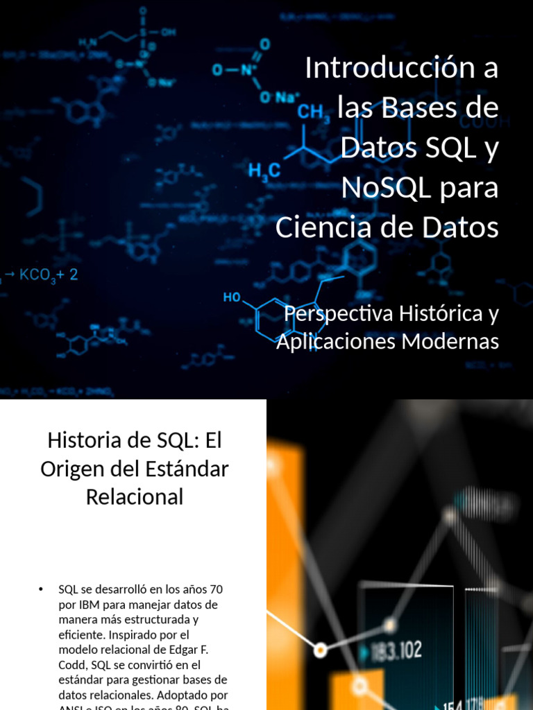 Introduccion SQL NoSQL Ciencia Datos | PDF