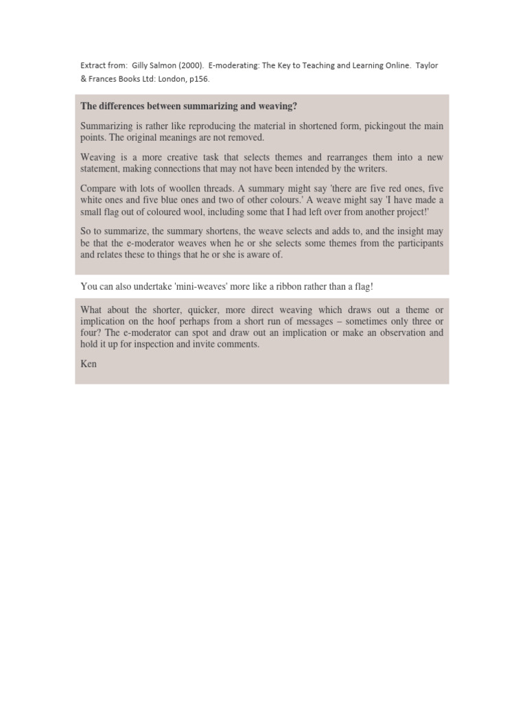 Weaving | PDF