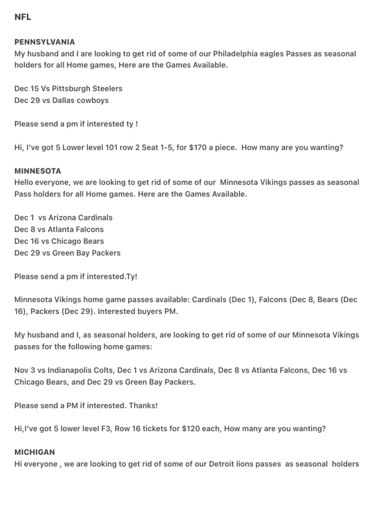 Nfl | PDF | New England Patriots | Minnesota Vikings