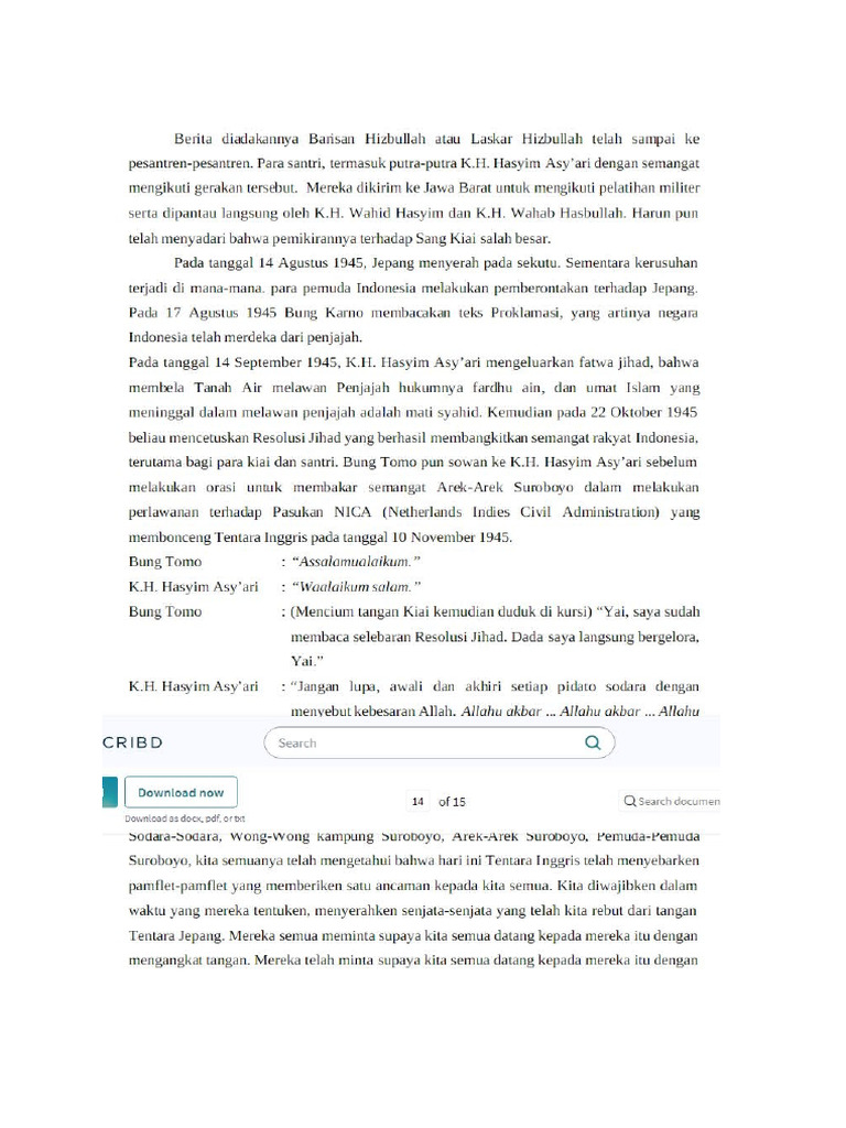 Naskah Drama Kamar Abdul Latif | PDF