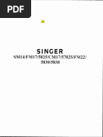 Singer 4562 Owners Manual | PDF | Sewing Machine | Sewing
