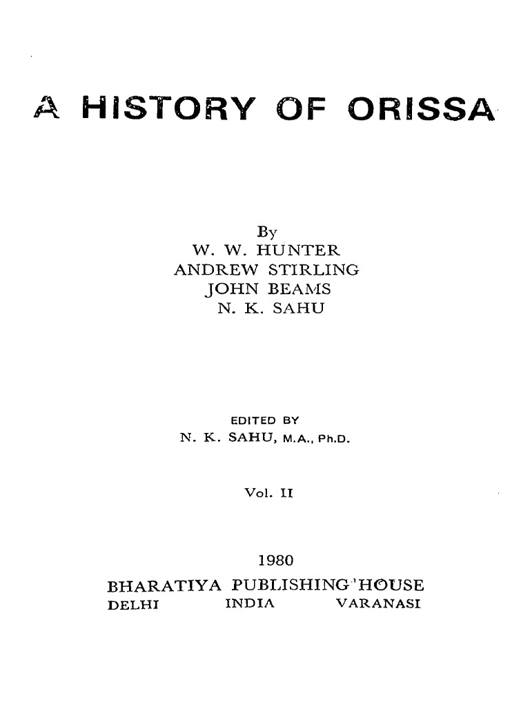 Sahu History and Odisha Map Insights | PDF