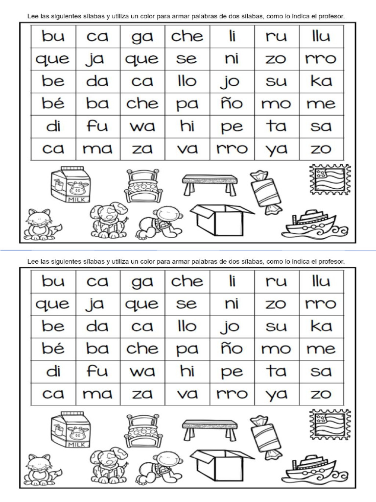 Palabras y Dibujo | PDF