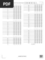 180 Q OMR Sheet for NEET 2025 | PDF | Optical Character Recognition ...