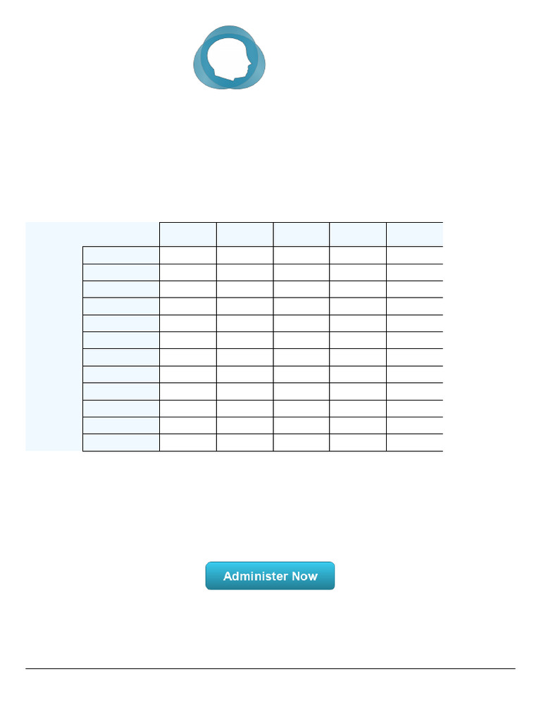 Spane Scale of Positive and Negative Experience Assessment | PDF ...