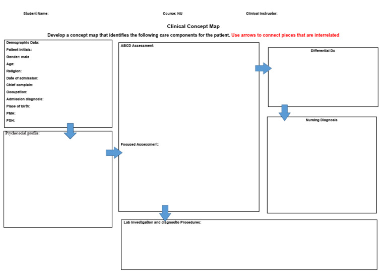 Clinical Concept Map 2 | PDF