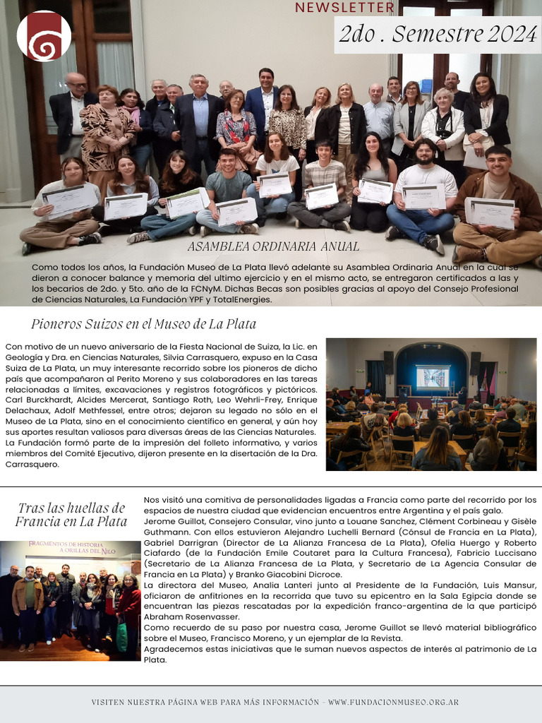 Asamblea Anual y Reconocimientos en La Plata | PDF