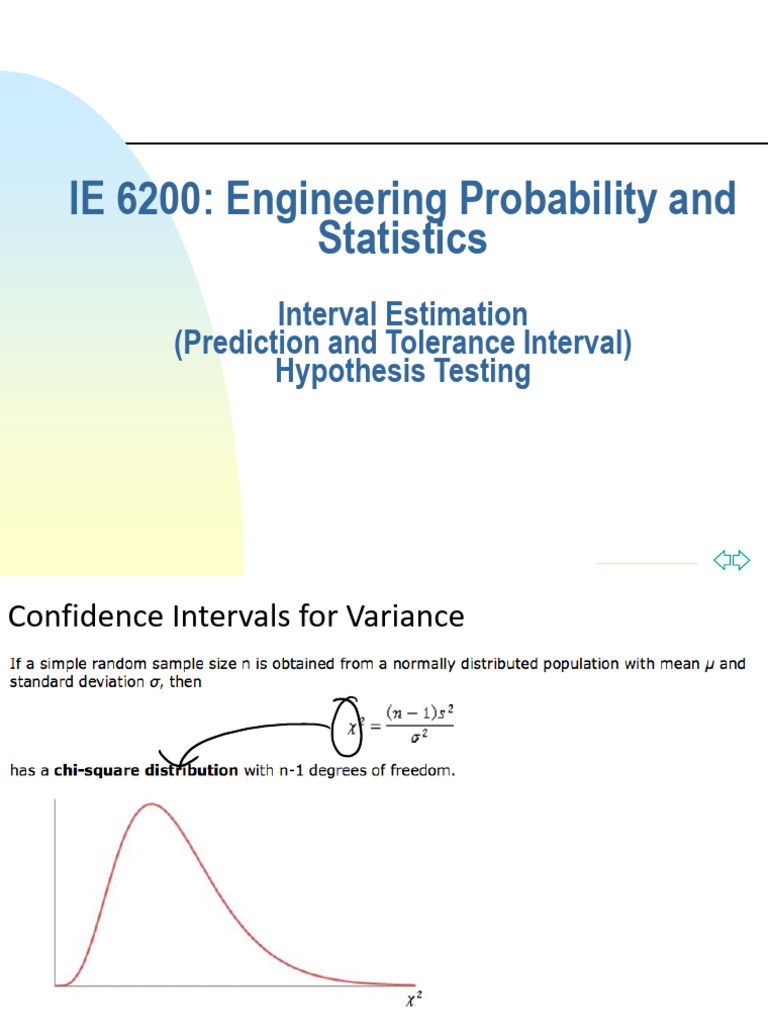 IE6200-Lecture 7 | PDF | P Value | Hypothesis