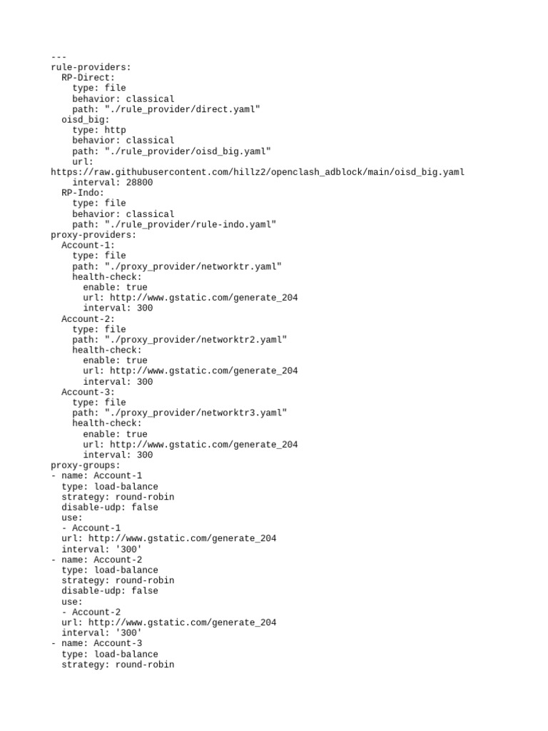 coba.yaml | PDF | Proxy Server | Load Balancing (Computing)