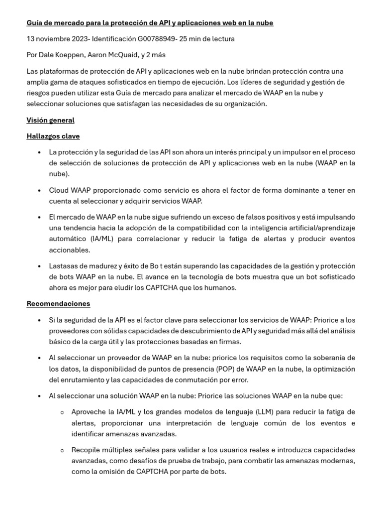 Guía de WAAP en la Nube 2023 | PDF | Computación en la nube | Script Java